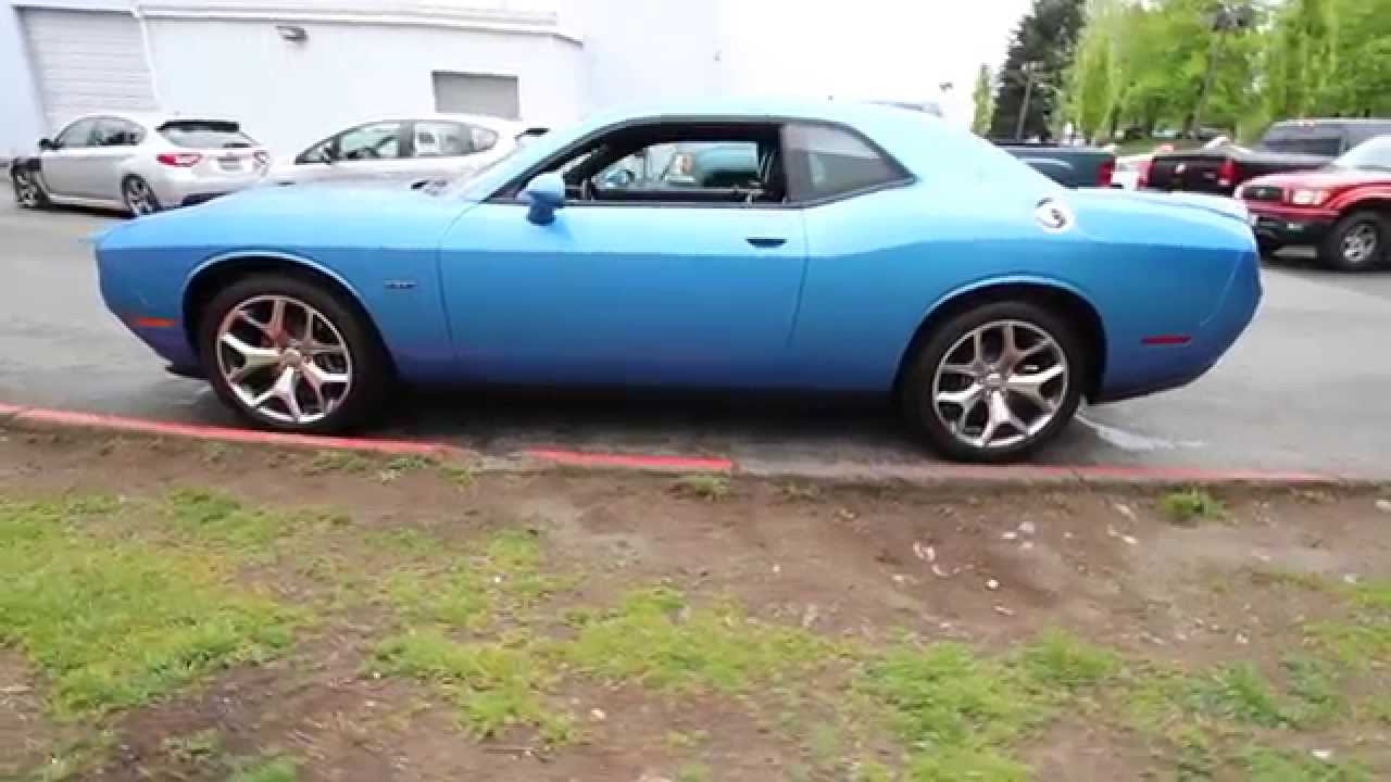 2015 Dodge Challenger RT Plus | Blue | FH819632 | Redmond | Seattle ...