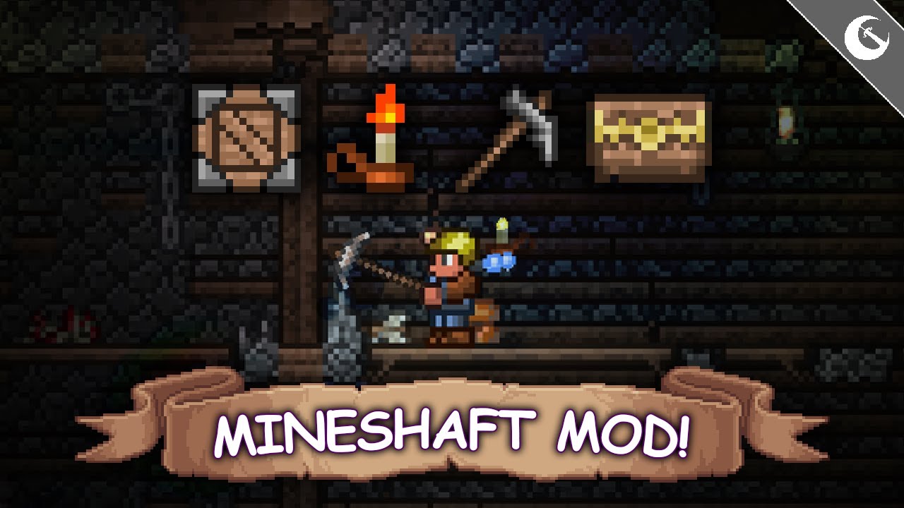 This Mod Adds Abandoned MINESHAFT!: Terraria - Orchid Mineshaft - YouTube