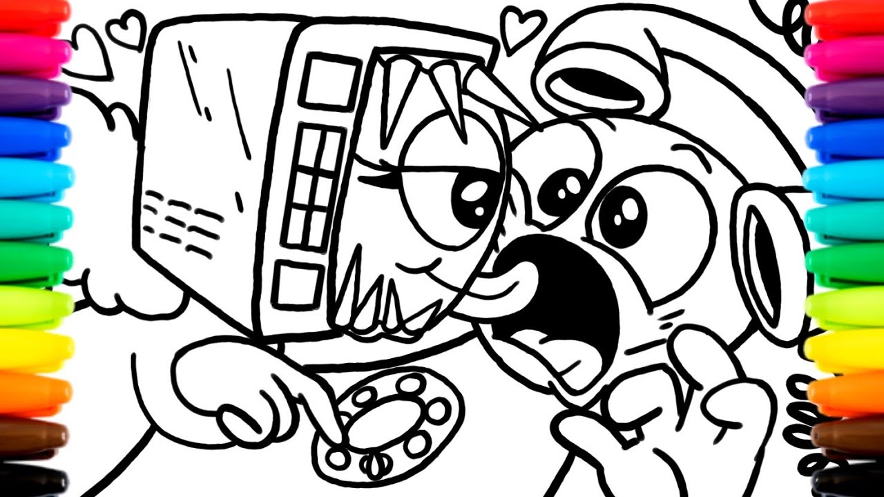 Incredibox Sprunki - Microwave Fall in Love With Tele?! | Coloring ...