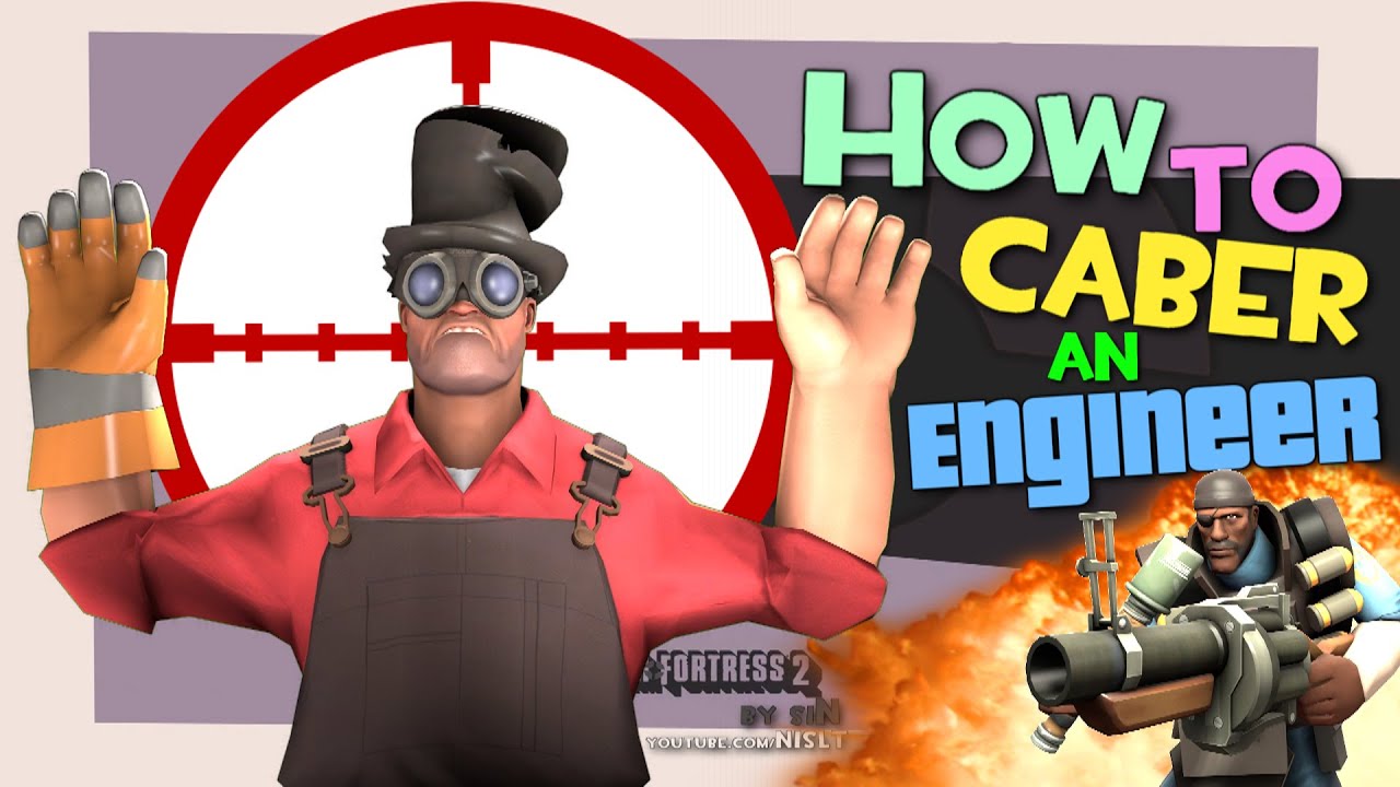 TF2: How to caber an engineer [FUN] - YouTube