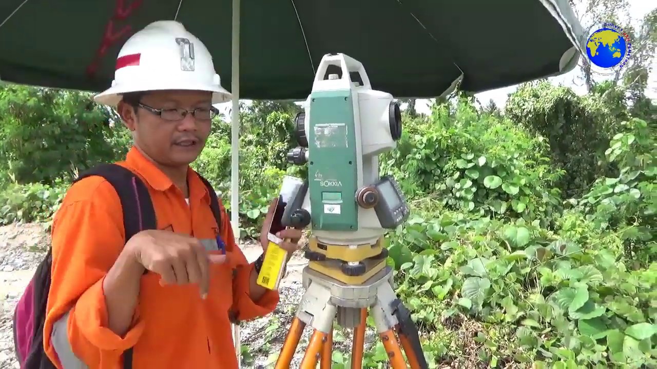 pengukuran stake out titik timbunan dan galian - YouTube
