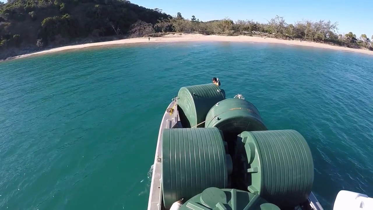 Nu-Tank Delivers To North Keppel Island - YouTube
