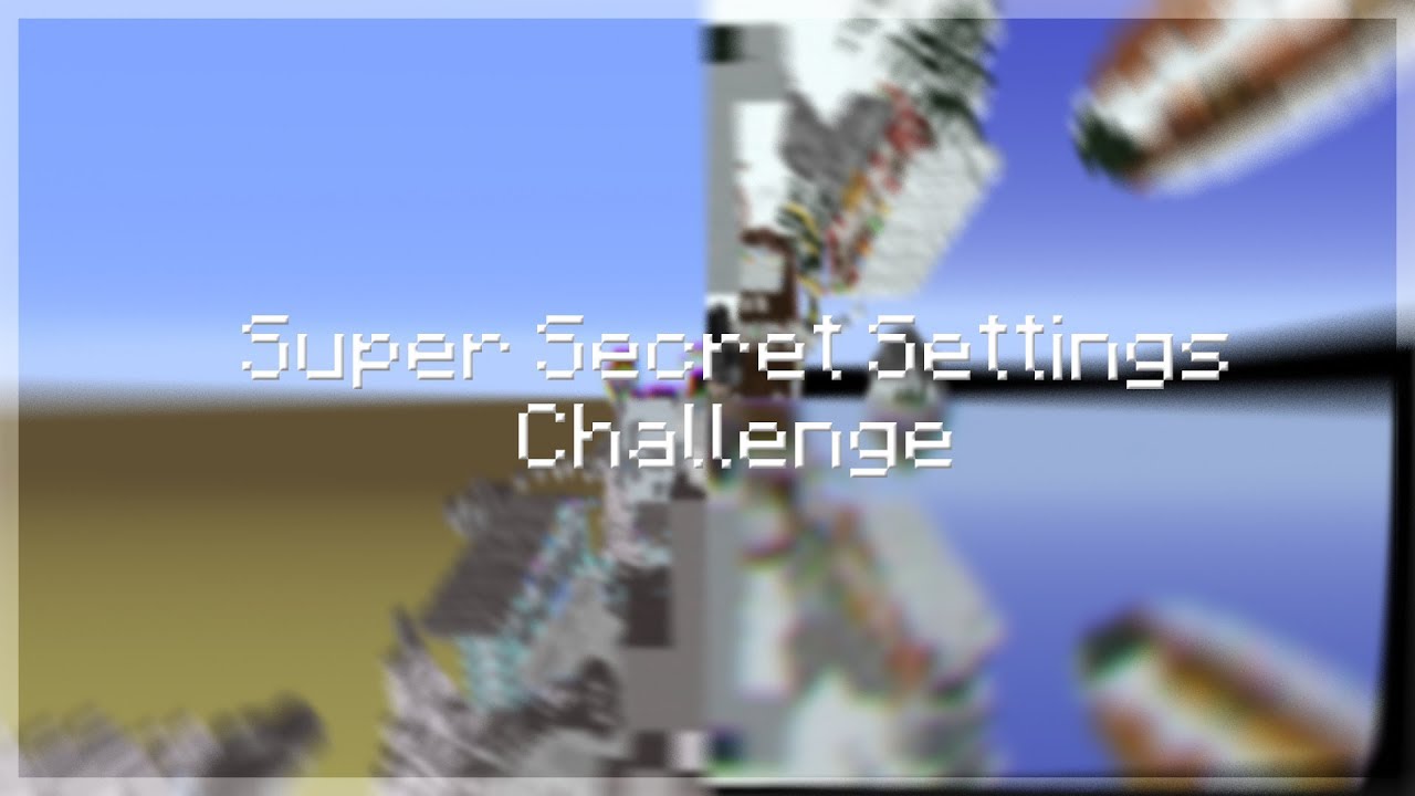 Super Secret Settings challenge // Minecraft Skywars EP 26 - YouTube