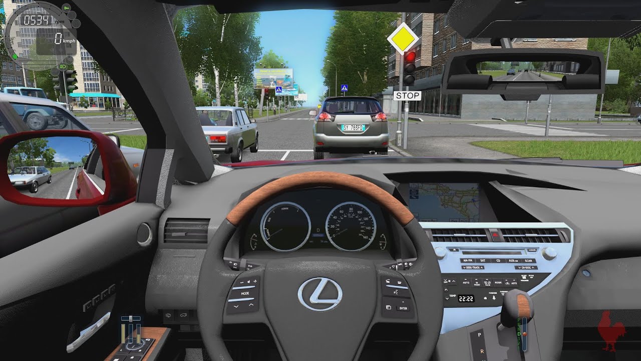 City Car Driving - Lexus RX450h - YouTube