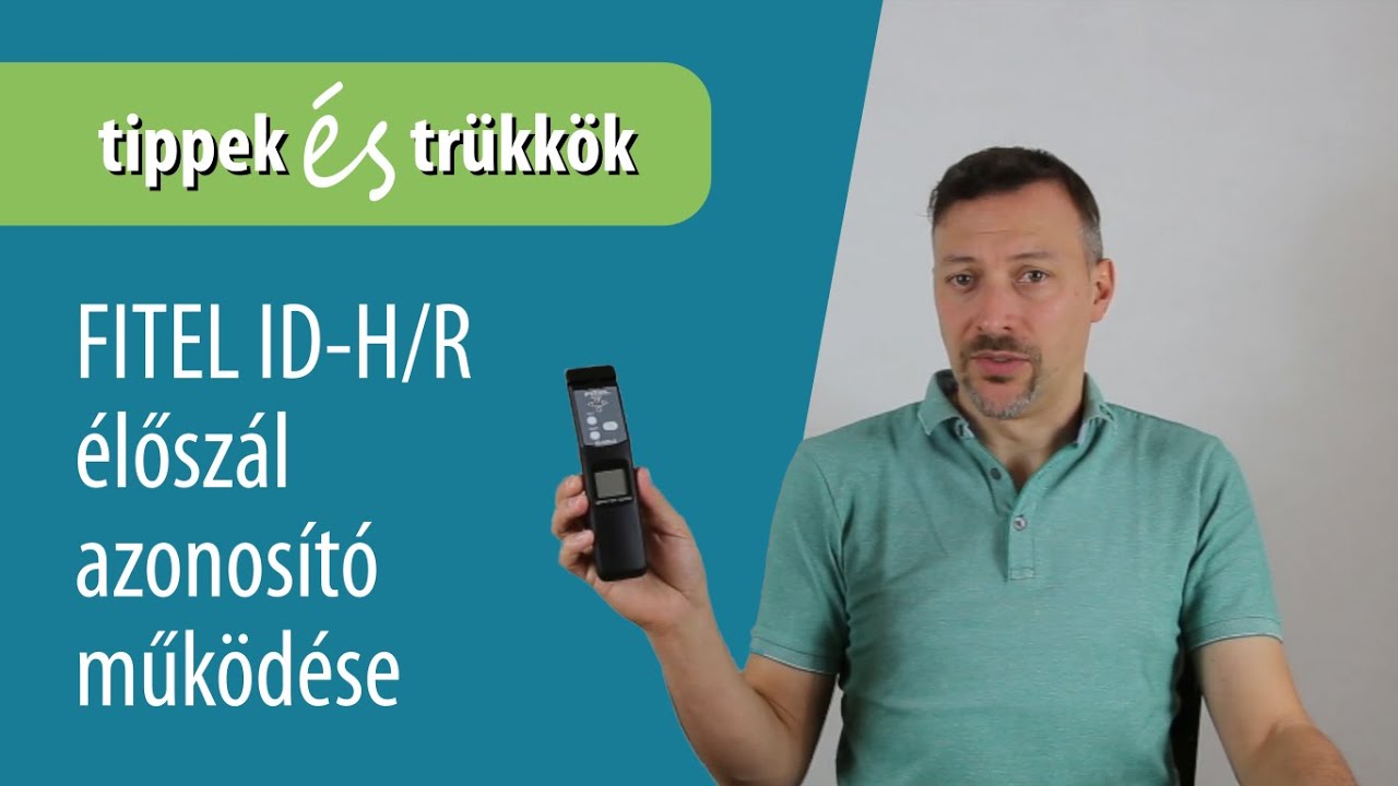 FITEL ID-H/R élőszál azonosító működése - YouTube