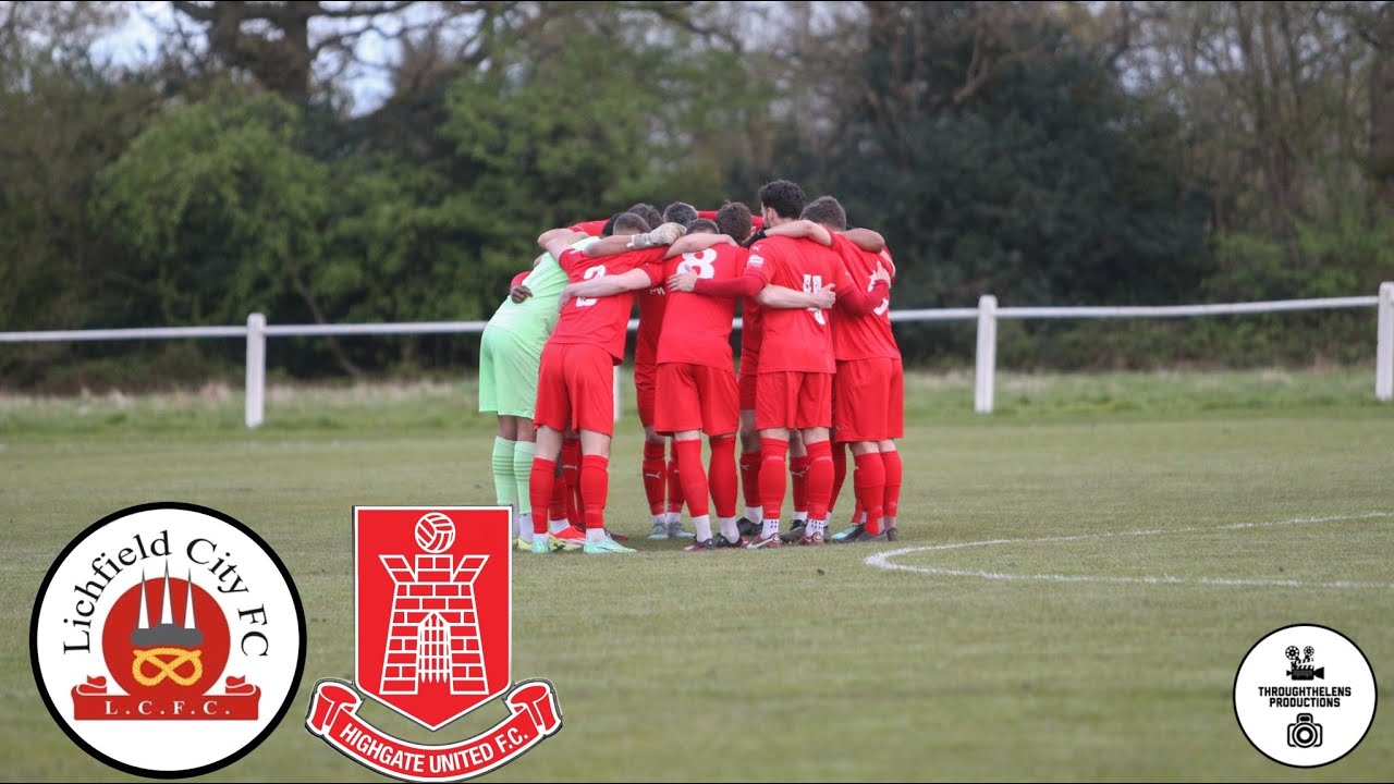 PLAYOFF SEMI FINAL: HIGHGATE UNITED VS LICHFIELD CITY - YouTube