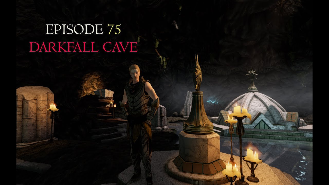 SKYRIM Special Edition 4K - #Episode 75 Darkfall Cave (No Commentary) - YouTube
