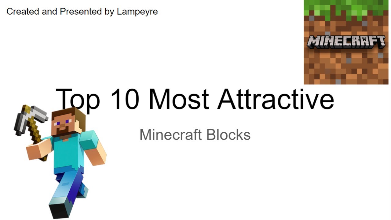 Top 10 Most Attractive Minecraft Blocks - YouTube