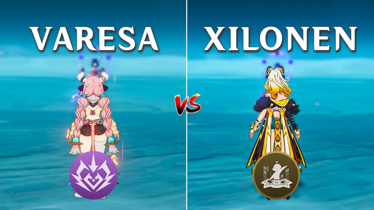 Varesa vs Xilonen !! Gameplay Comparison ?? (Genshin Impact) - YouTube