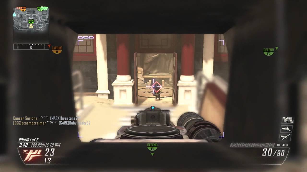 black ops 2 - peacekeeper with target finder - YouTube