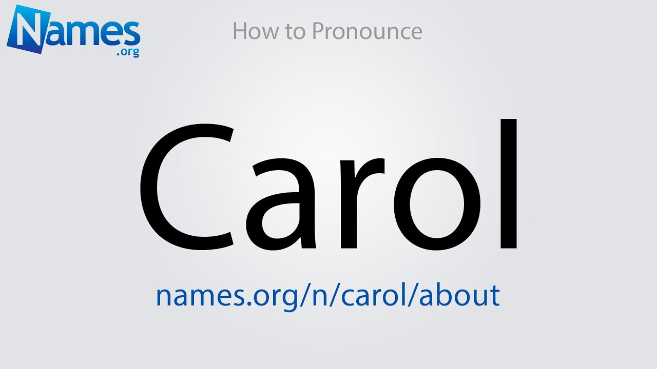How To Pronounce Carol YouTube how-to-pronounce-carol-youtube