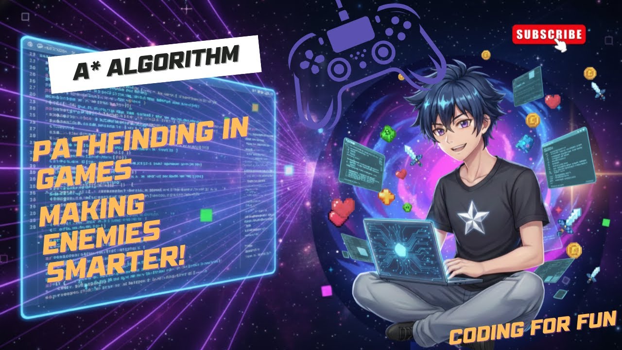I Coded A* Pathfinding Logic From Scratch Because I Was BORED! - YouTube