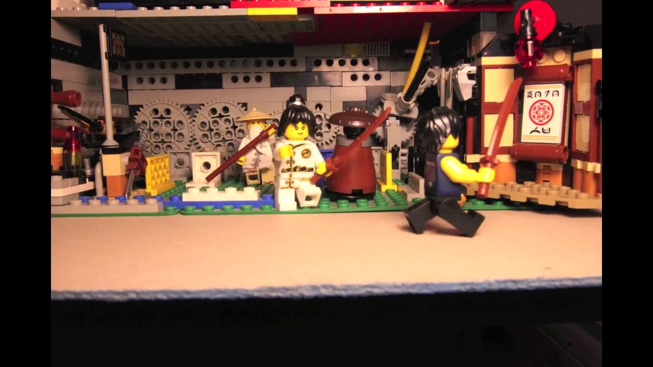Stop Motion Lego Ninjago - Ninjago secret base - YouTube