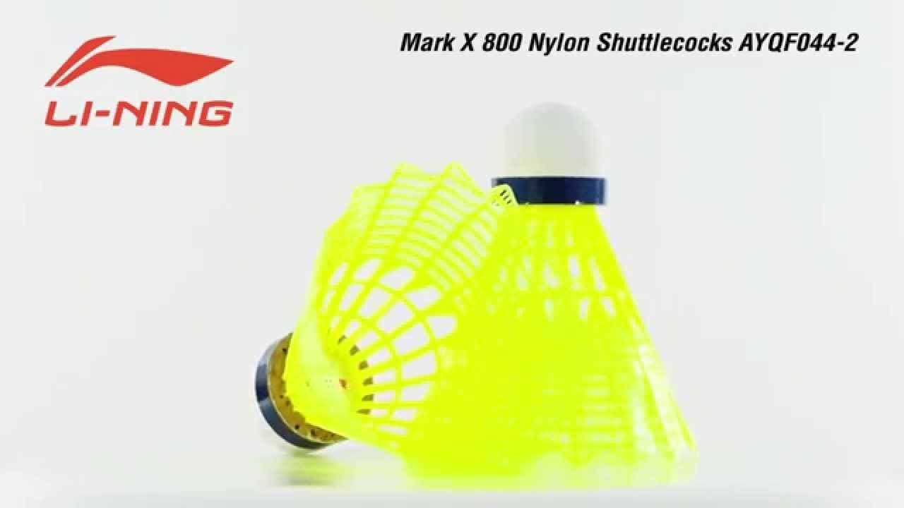 LI-NING Bolt Gold Nylon Shuttle - Yellow (Slow, 75, Pack of 6) - YouTube