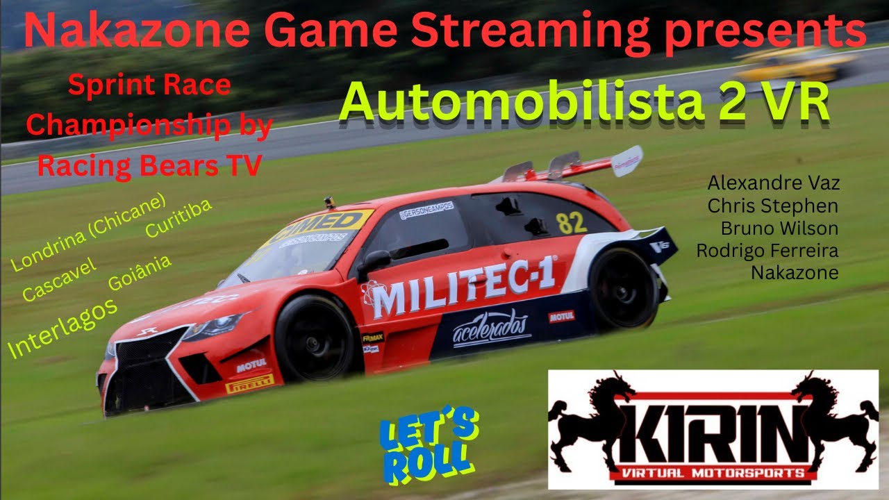 AMS2 Live / Racing Bears Sprint Race Championship Brazil - YouTube
