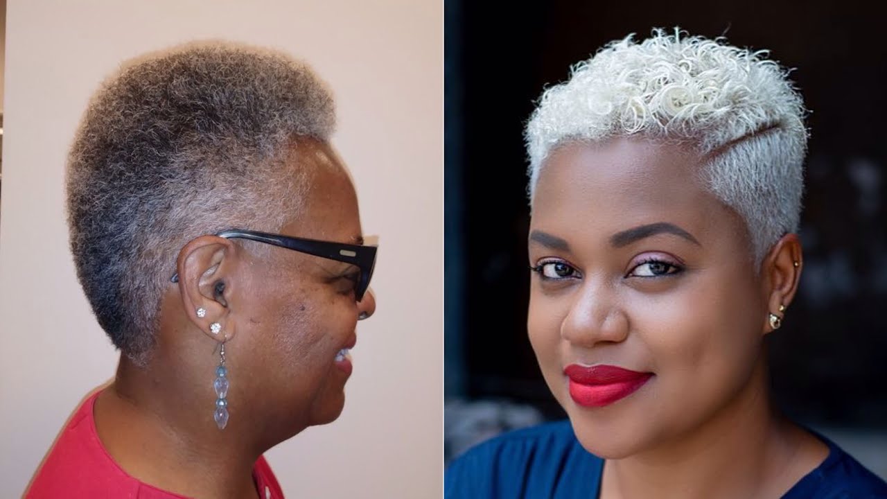 15 UNIQUE Short Natural Haircuts for African American Women - YouTube