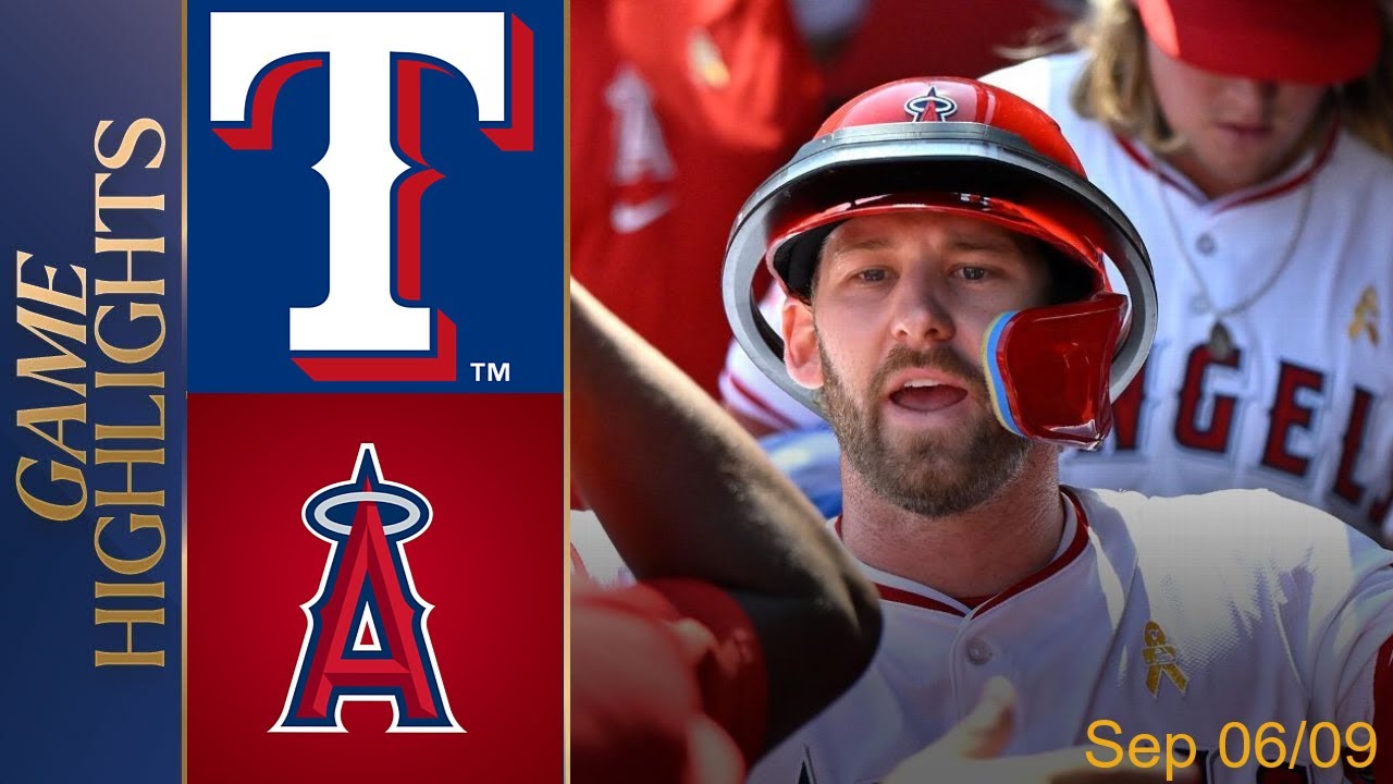 Los Angeles Angels vs. Texas Rangers Game Highlights 06/09/2024 | MLB ...