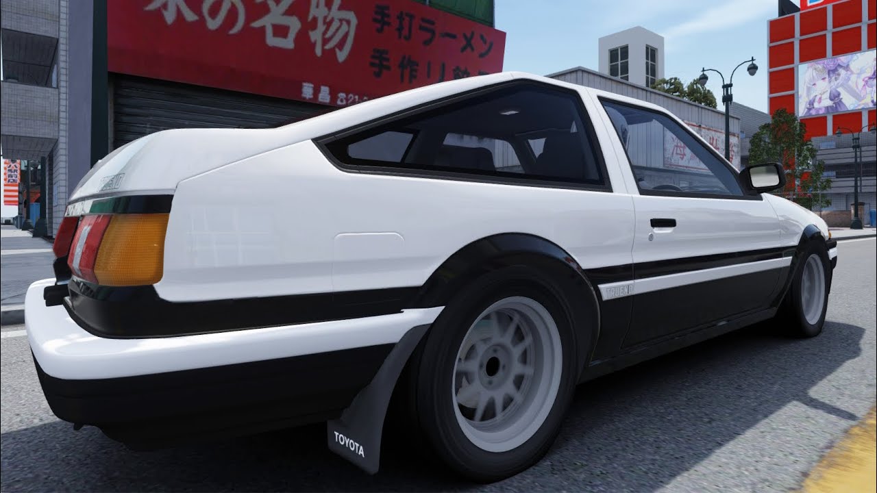 Toyota Sprinter Trueno Driving in Japan - YouTube