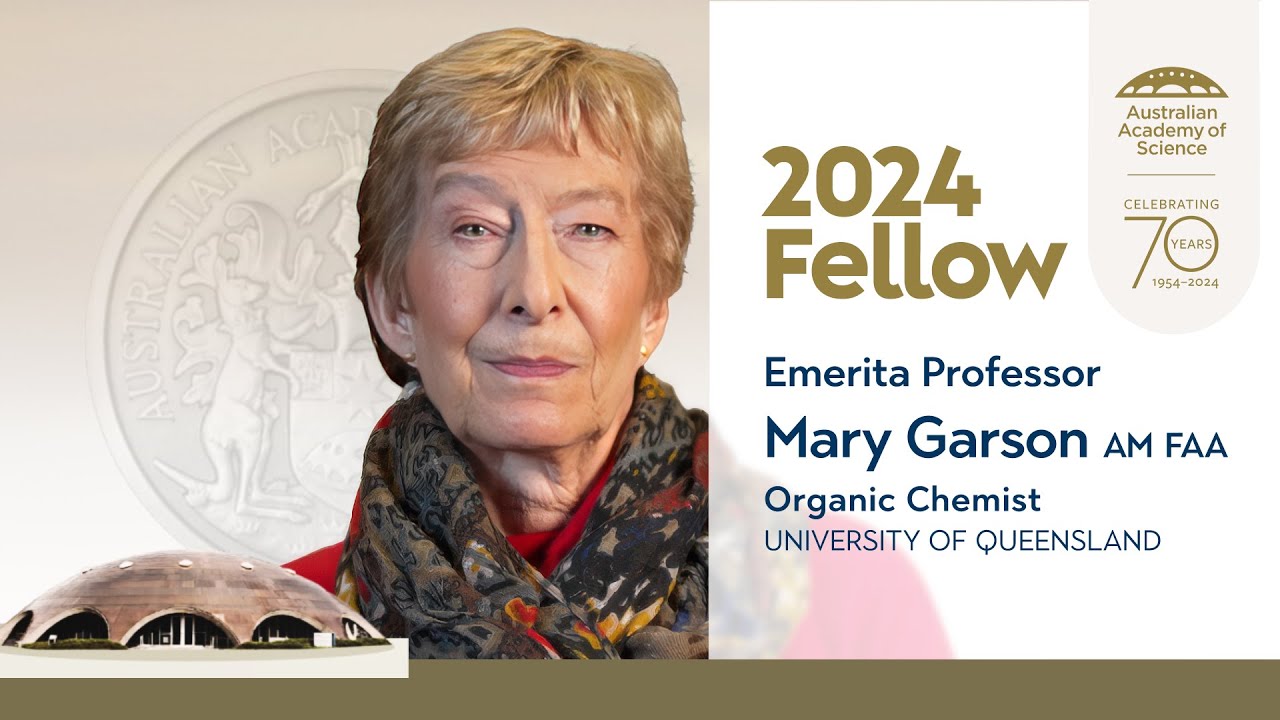 Emerita Professor Mary Garson – 2024 Academy Fellow - YouTube