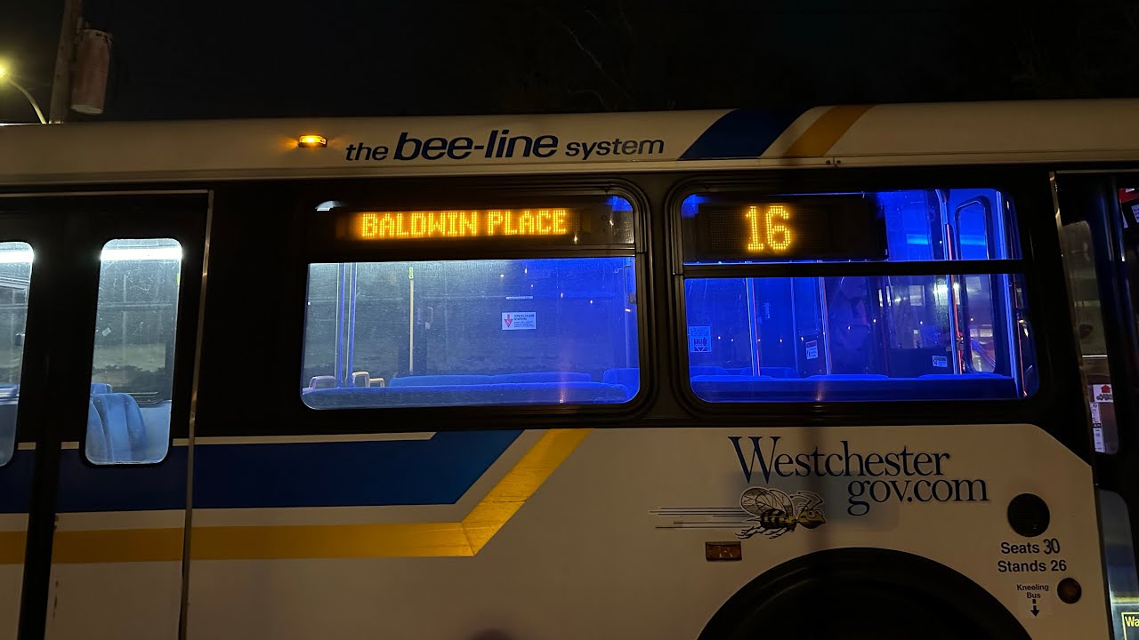 Bee-Line System 60fps: 2004 Orion V ‘Shorty’ 123 on Routes 16 and 18 ...