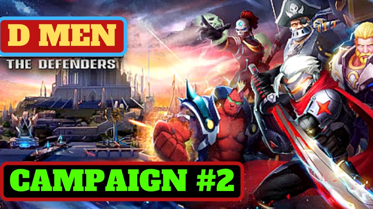 D-MEN The Defenders Campaign #2 Gameplay, summons, my Elite and ...