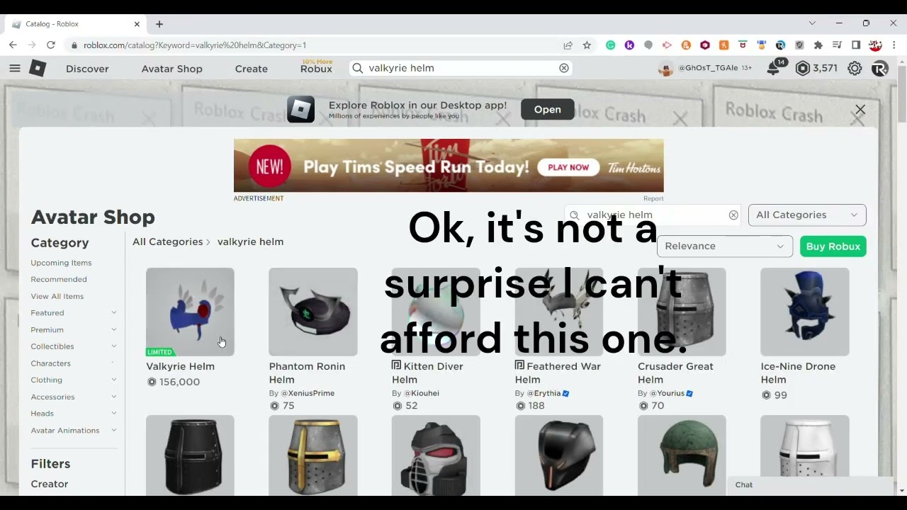 There's a Valkyrie for only 750 Robux??? - YouTube