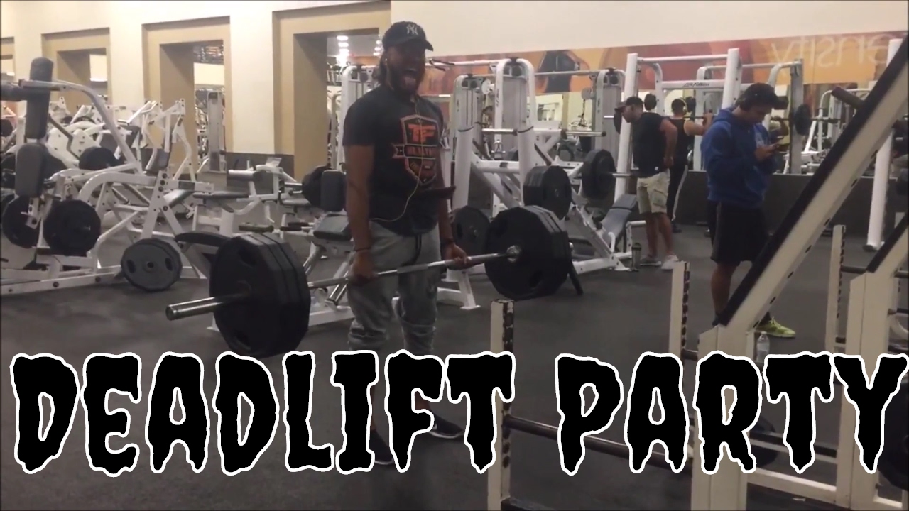 Deadlift Party | 405LB DEADLIFTS - YouTube
