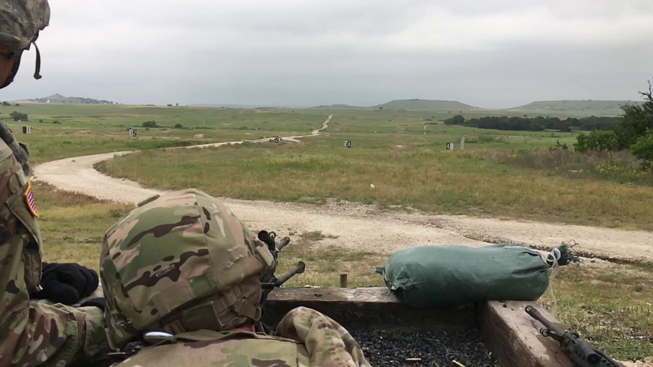 M249 SAW Light Machine Gun range 1 - YouTube