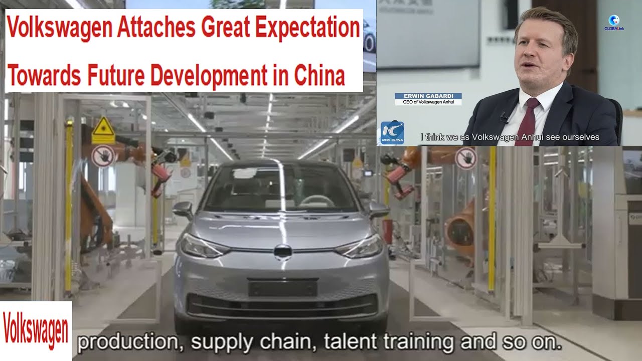 The Volkswagen Anhui's modular electric platform (MEB) plant is nearing ...