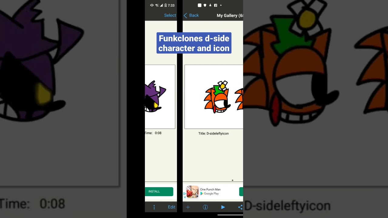 Funkclones d-side character and icon - YouTube