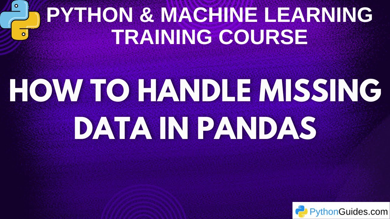 How to Handle Missing Data in Pandas - YouTube