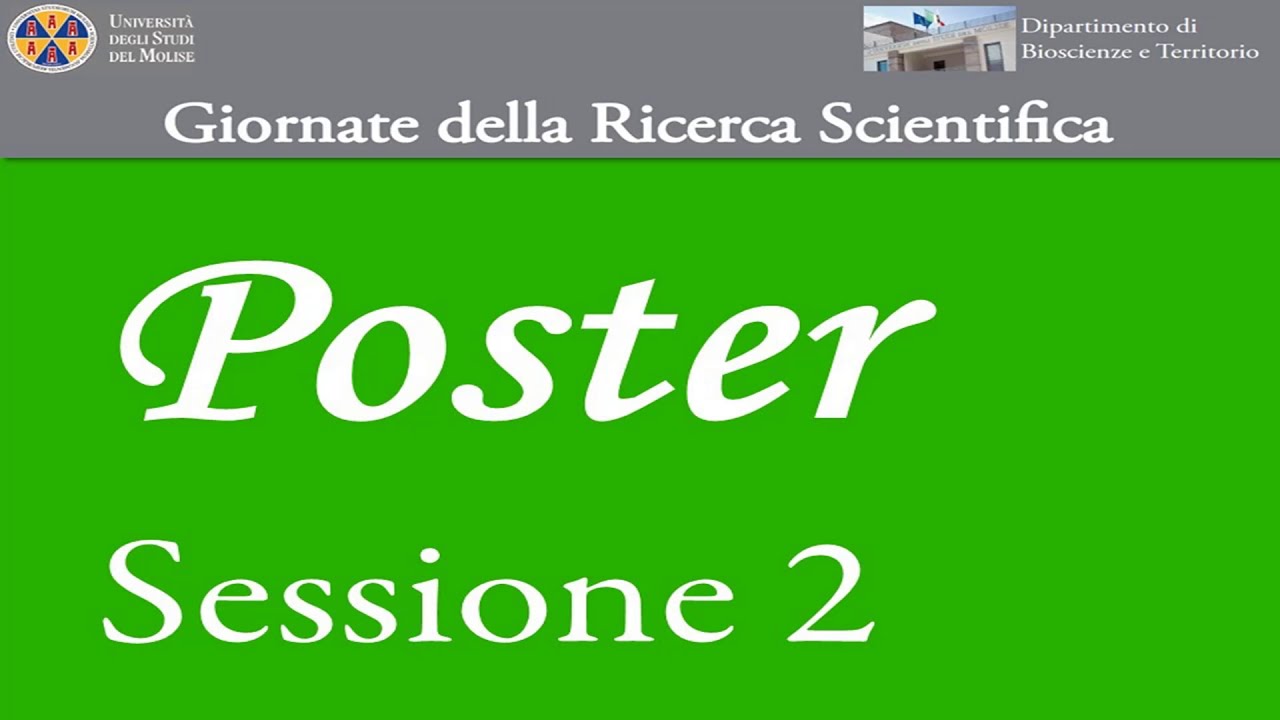 GIORNATA DELLA RICERCA SCIENTIFICA DEL DIPARTIMENTO DI BIOSCIENZE E ...