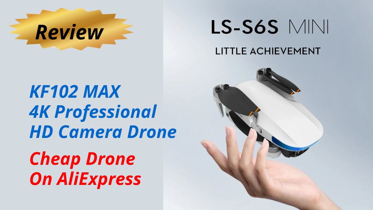 Review KF102 MAX 4K Professional HD Camera Drone - Cheap Drone On ...