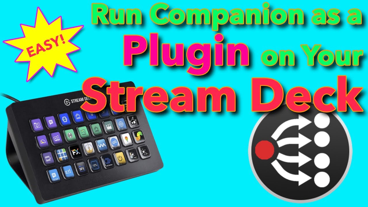 How to Run Bitfocus Companion as a PLUGIN on Your Stream Deck - YouTube