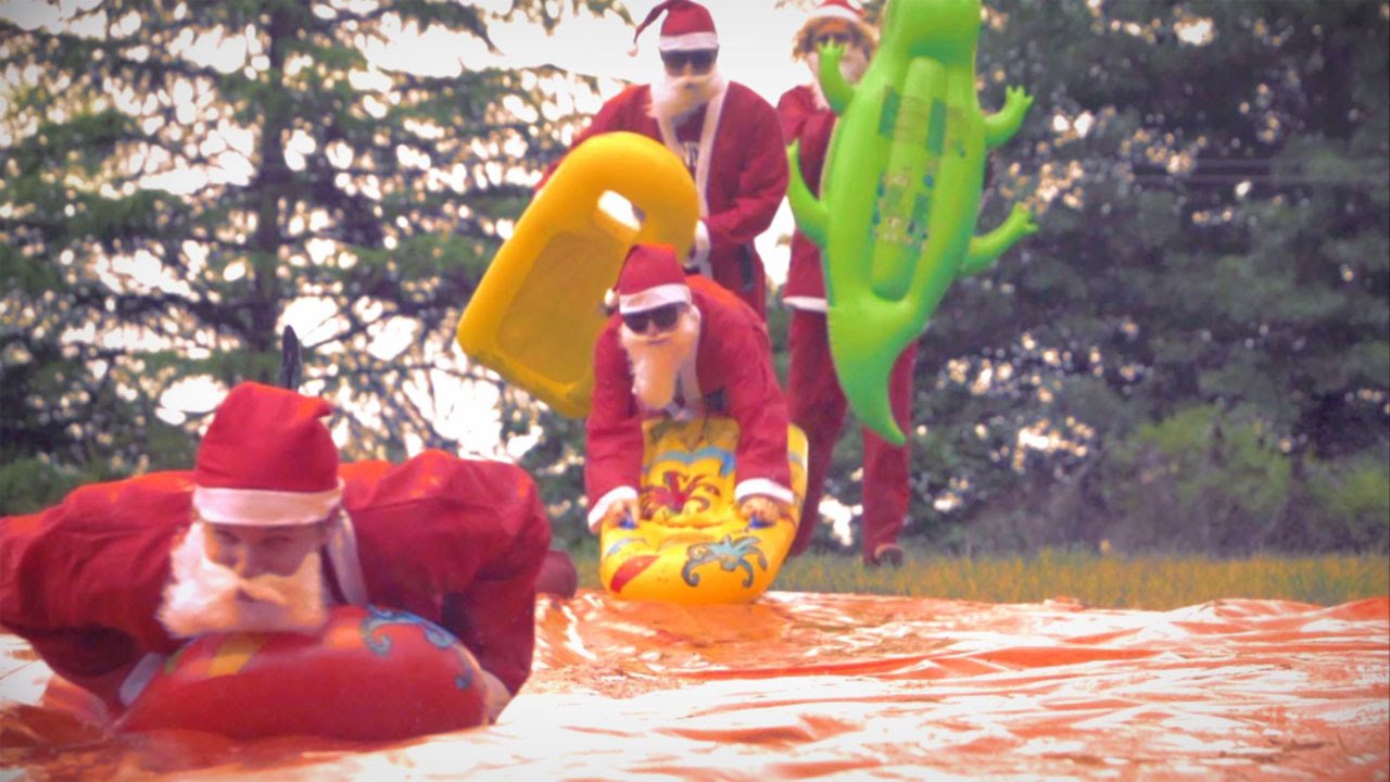 Epic Australian Christmas: We Built a Massive Santa Slip & Slide! - YouTube