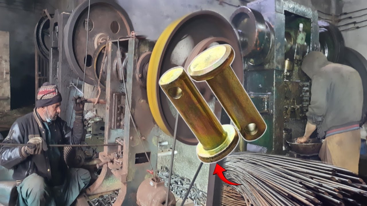 Amazing Manufacturing Process of Mini Tractor Holding Pins | Making of ...