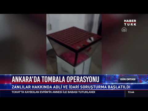 Ankara'da tombala operasyonu