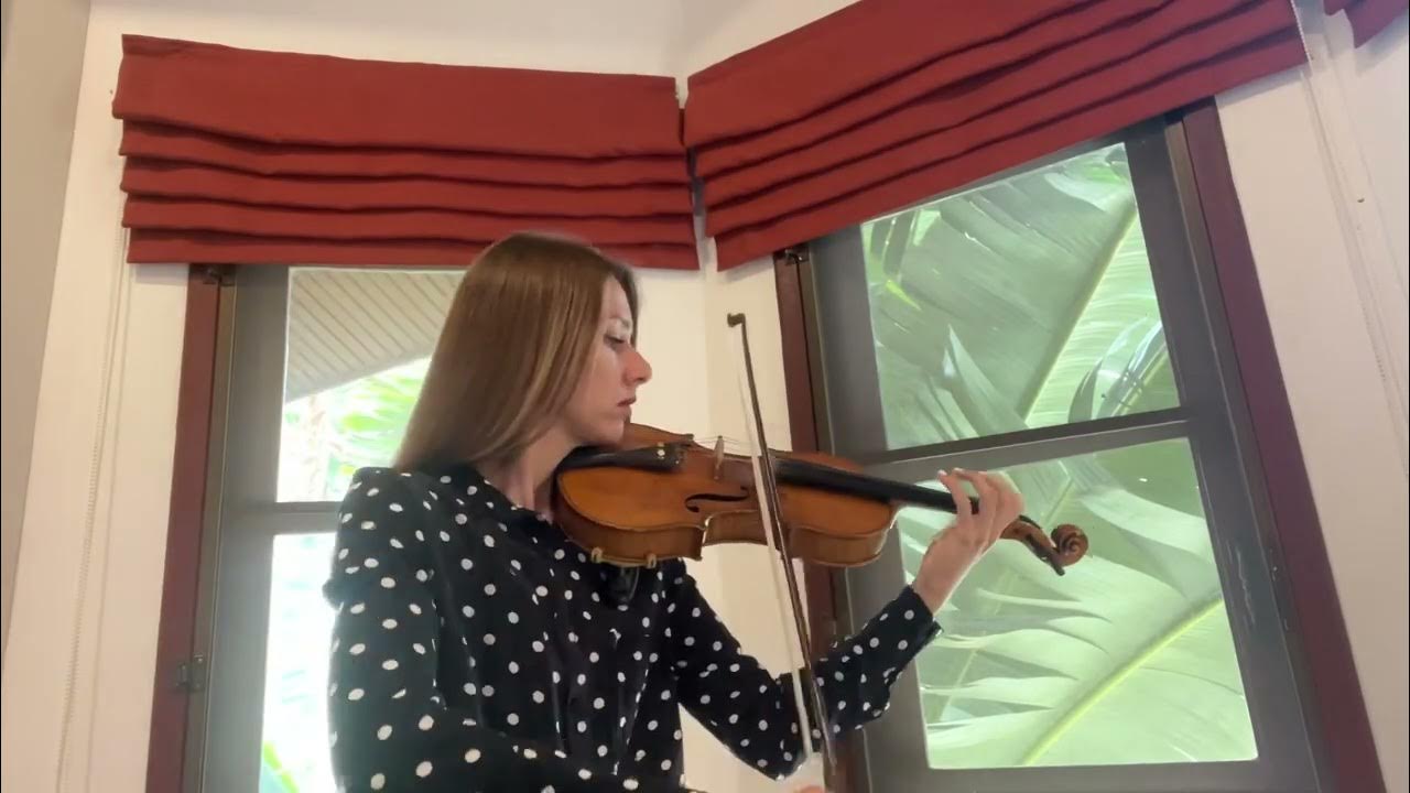 Р.Крейцер, этюд для скрипки N.1, R.Kreutzer, etude for violin N.1 - YouTube
