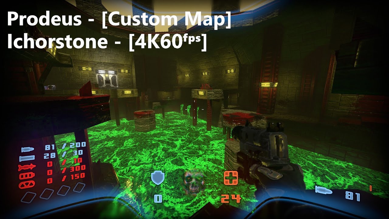 Prodeus - Map: #0024 - Ichorstone - [4K60ᶠᵖˢ] - YouTube
