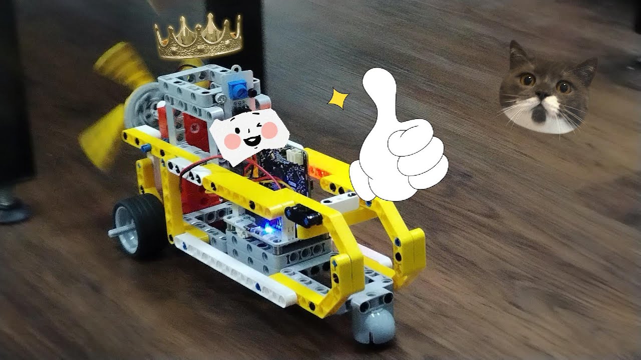 Easy LEGO TurboCar with Microbit #lego #legoeducation #microbit #legotechnic #robot #car # ...