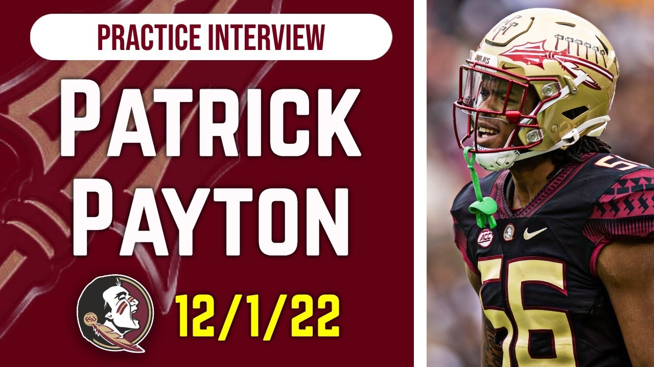 FSU Football | Patrick Payton on ACC honors, goals for 2023, 10 win ...