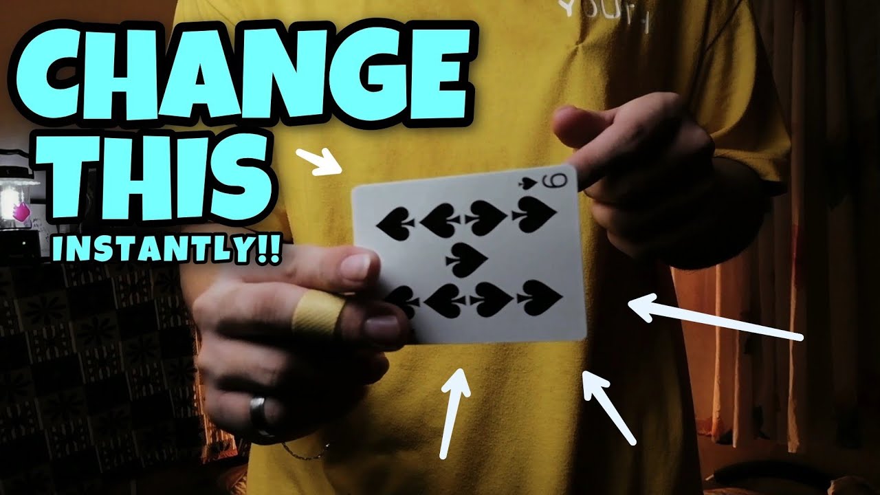 How to INSTANTLY Change Any Card - SNAP CHANGE TUTORIAL - YouTube