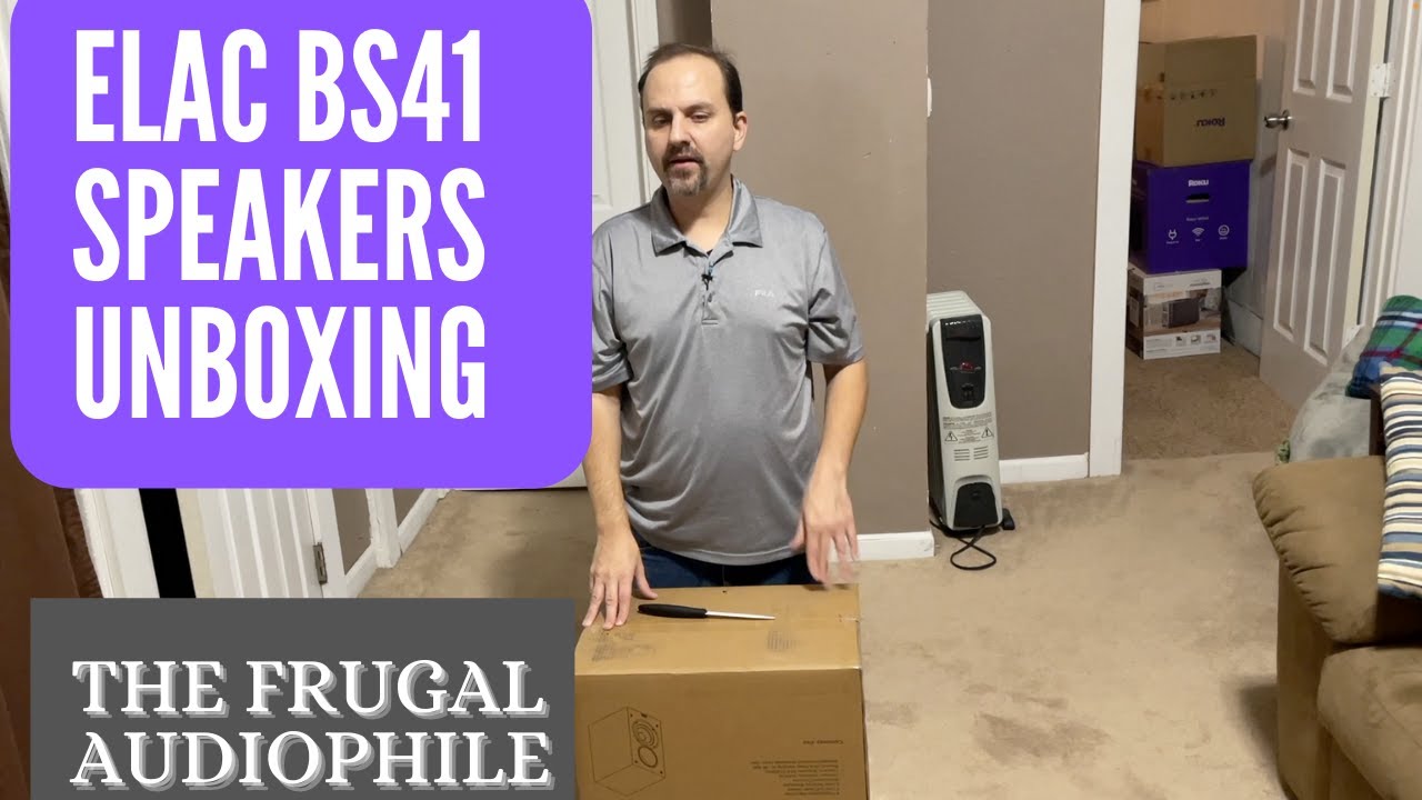 ELAC BS41 Bookshelf Speakers Unboxing - YouTube
