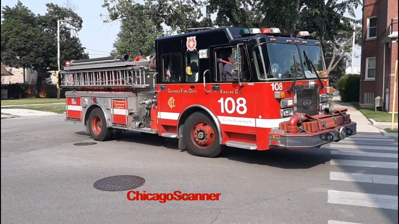 Chicago Fire Department Engine 108 Responding - YouTube