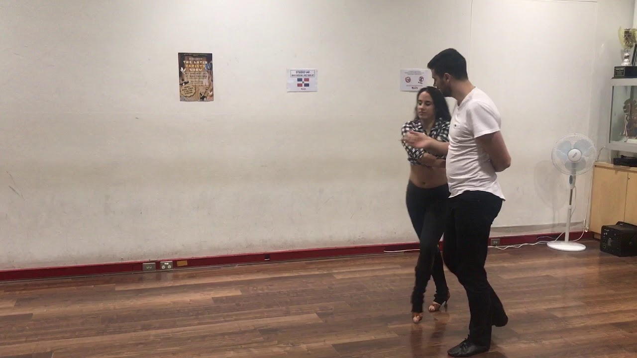 Advanced Salsa Move #400 - The pretzel with dip - YouTube