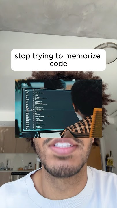 Stop trying to memorize code #coding #softwareengineer #javascript #codingtutorial - YouTube