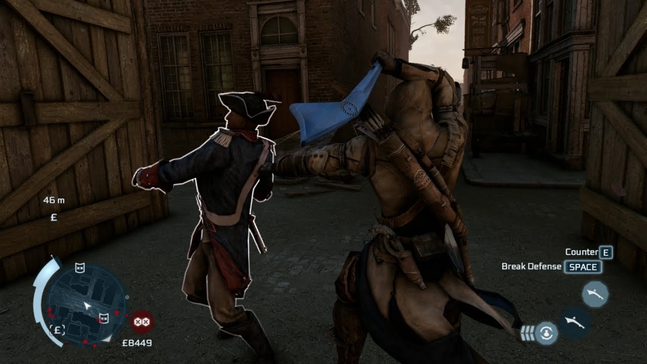 Brutal Gunstock Warclub and French Naval Axe Gameplay in AC3 - YouTube