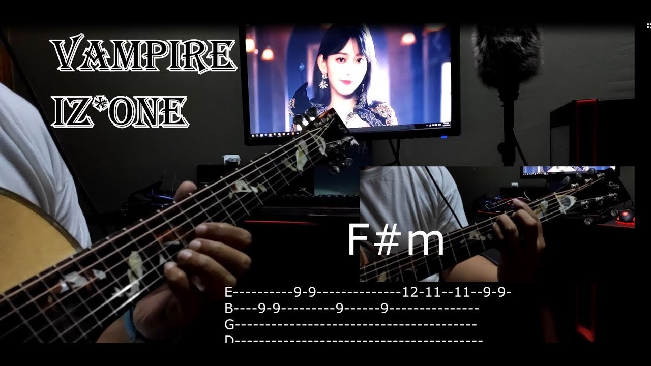 [TABS, Chords] Vampire - IZ*ONE guitar cover - YouTube
