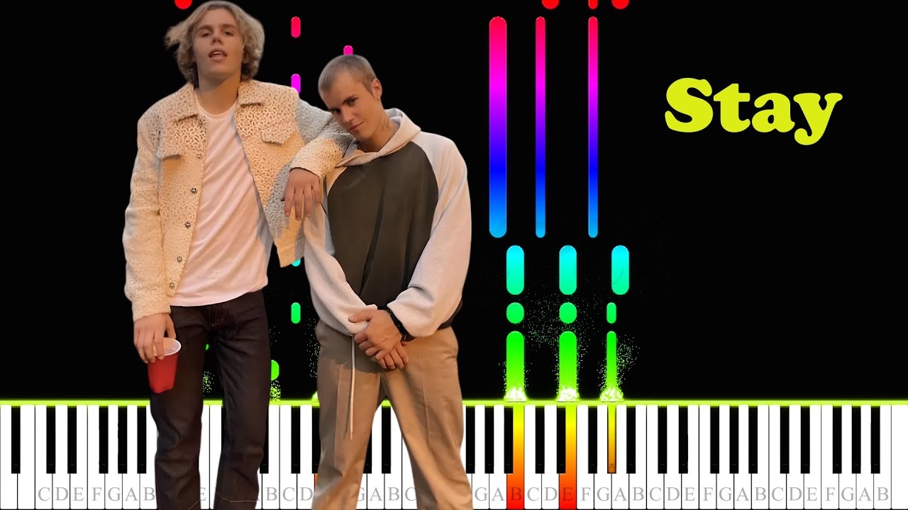 Stay Piano Tutorial - YouTube