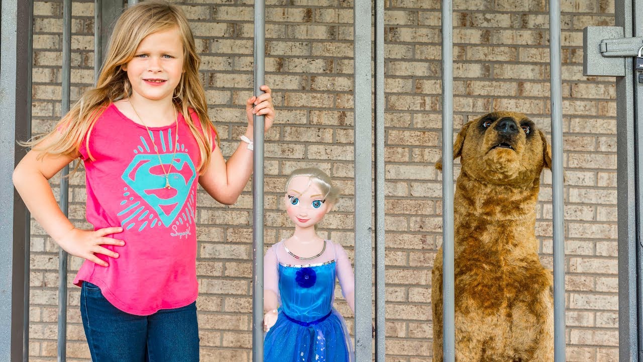 Assistant Tricks Frozen Elsa and the Ryan The Dog with Paw Patrol - YouTube